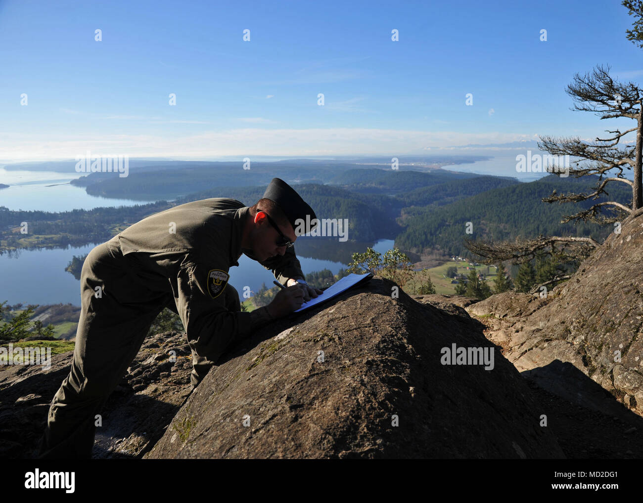 MOUNT ERIE, Wash. (Mar. 16, 2018) — Air Crewman (Operator) 2nd Class ...