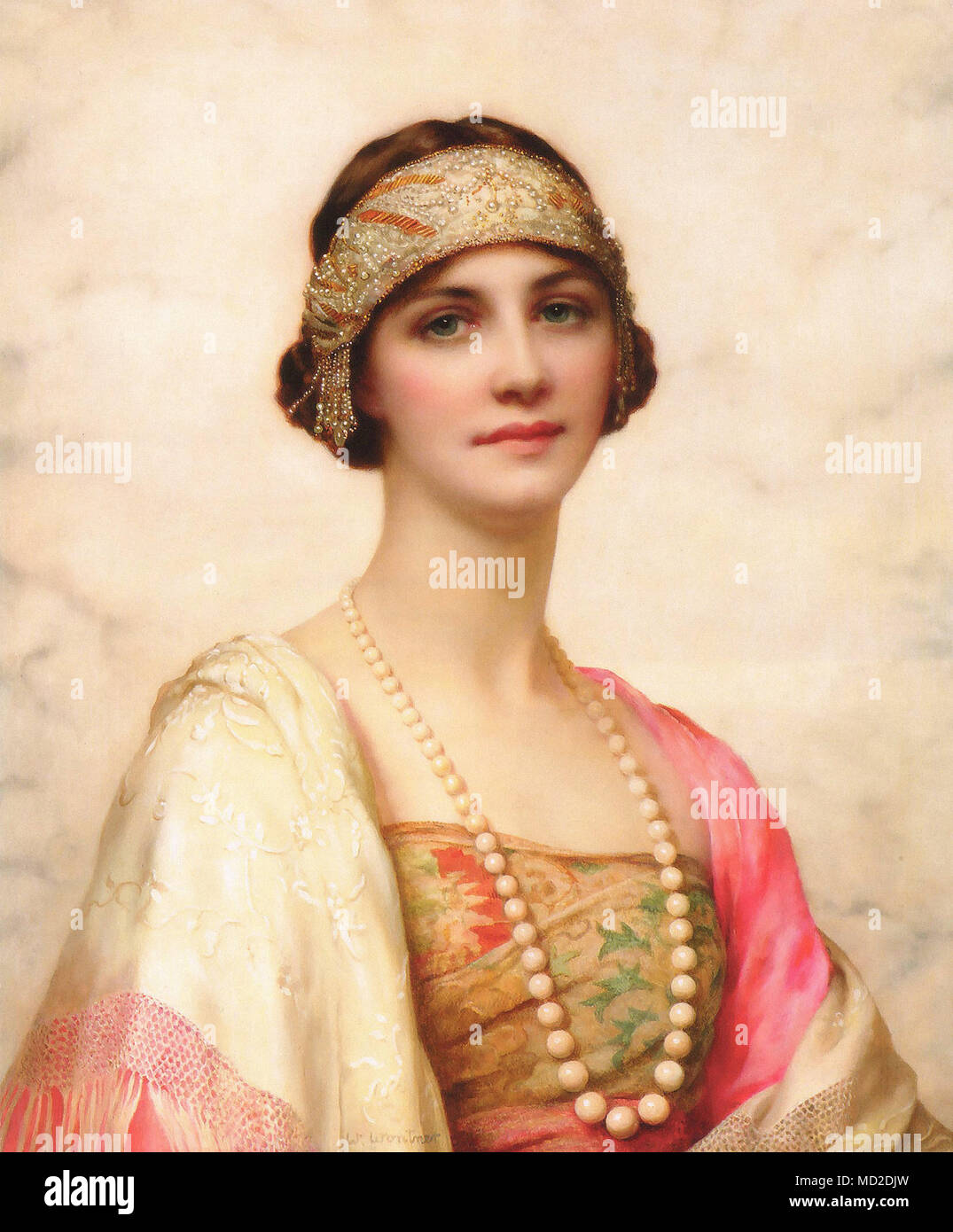 Wontner William Clarke - an Elegant Beauty Stock Photo - Alamy