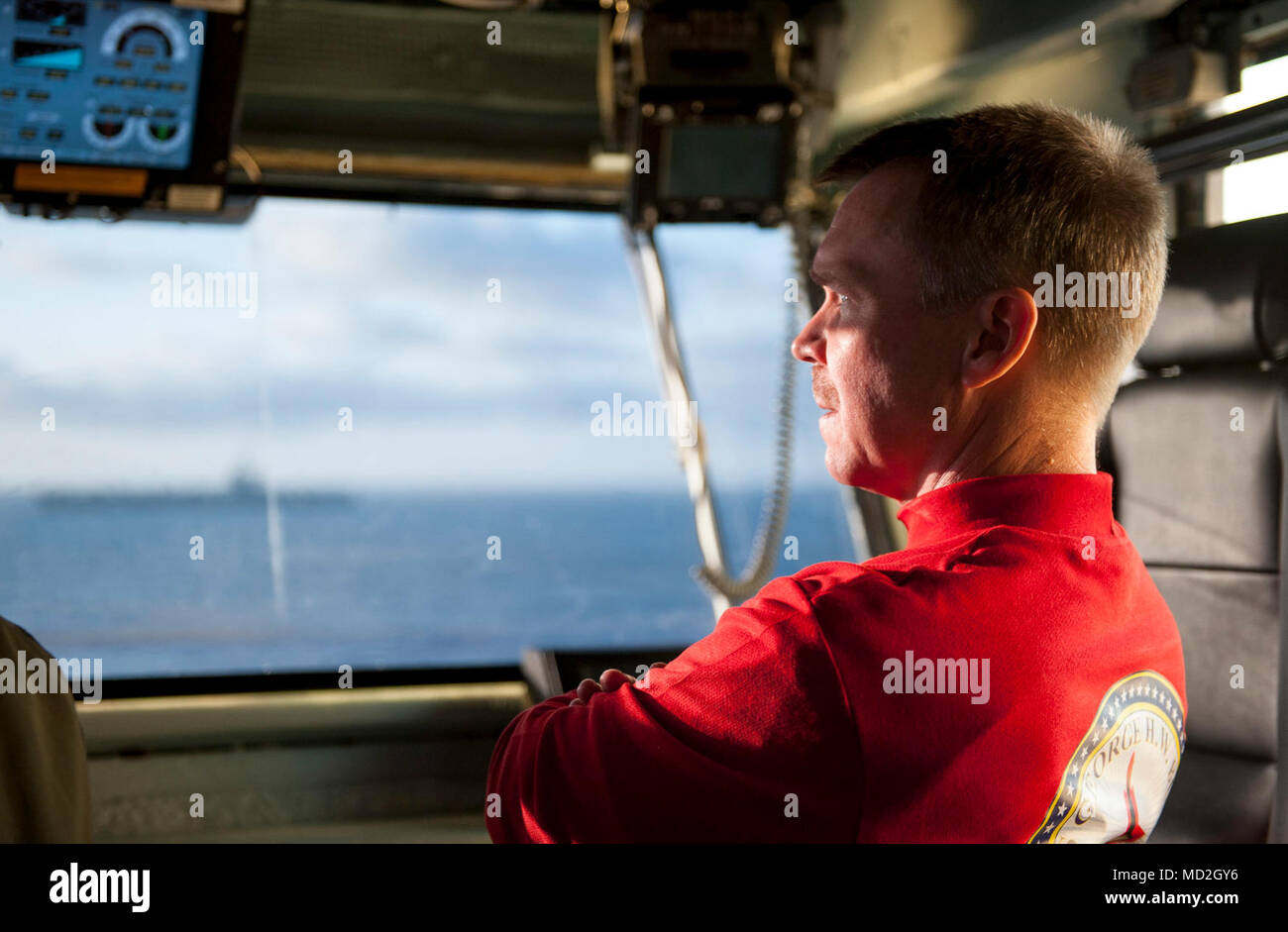 (March 26, 2018) Capt. Sean Bailey, commanding officer of the aircraft ...