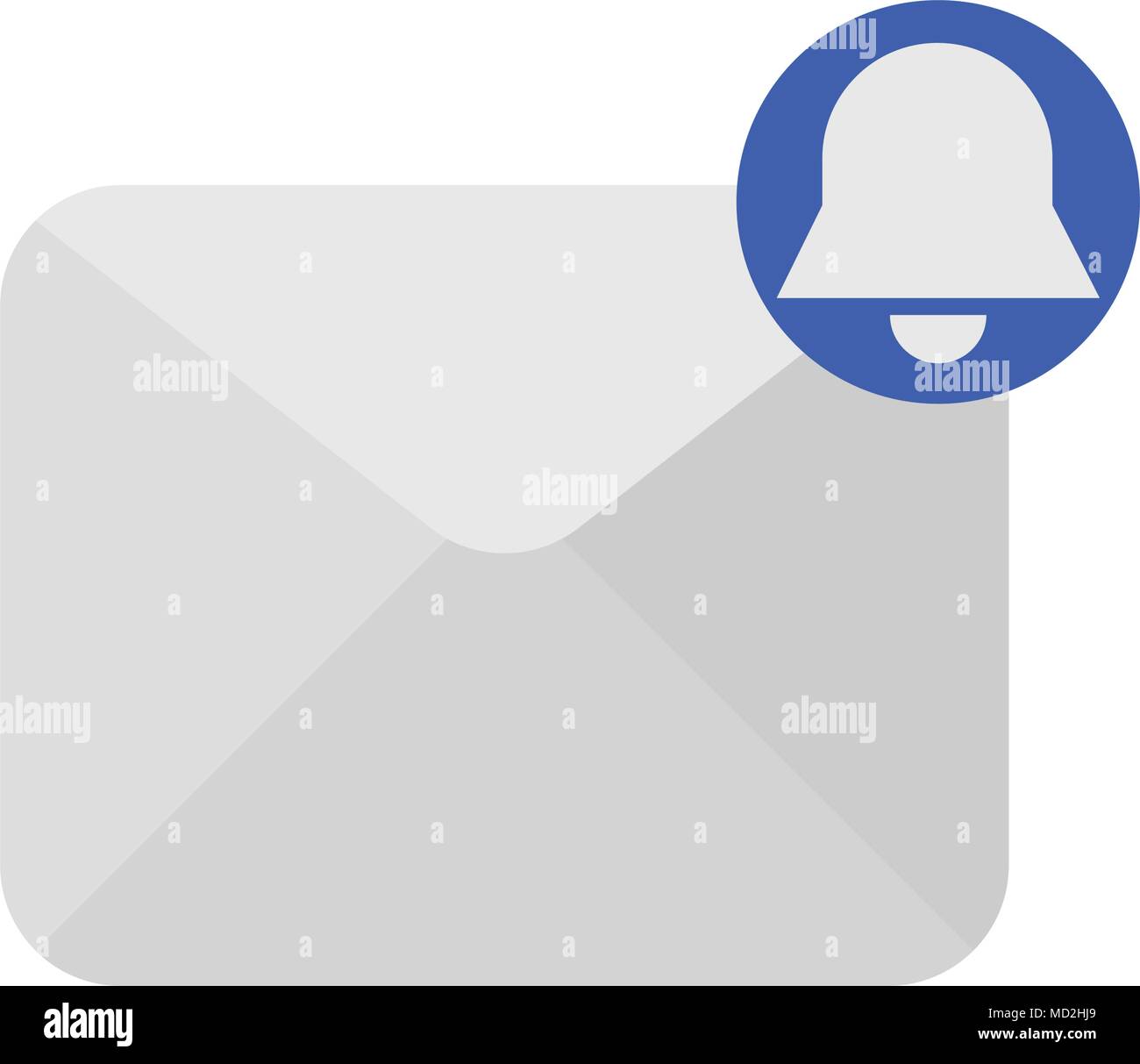 Reminder message icon. vector illustration flat style Stock Vector ...