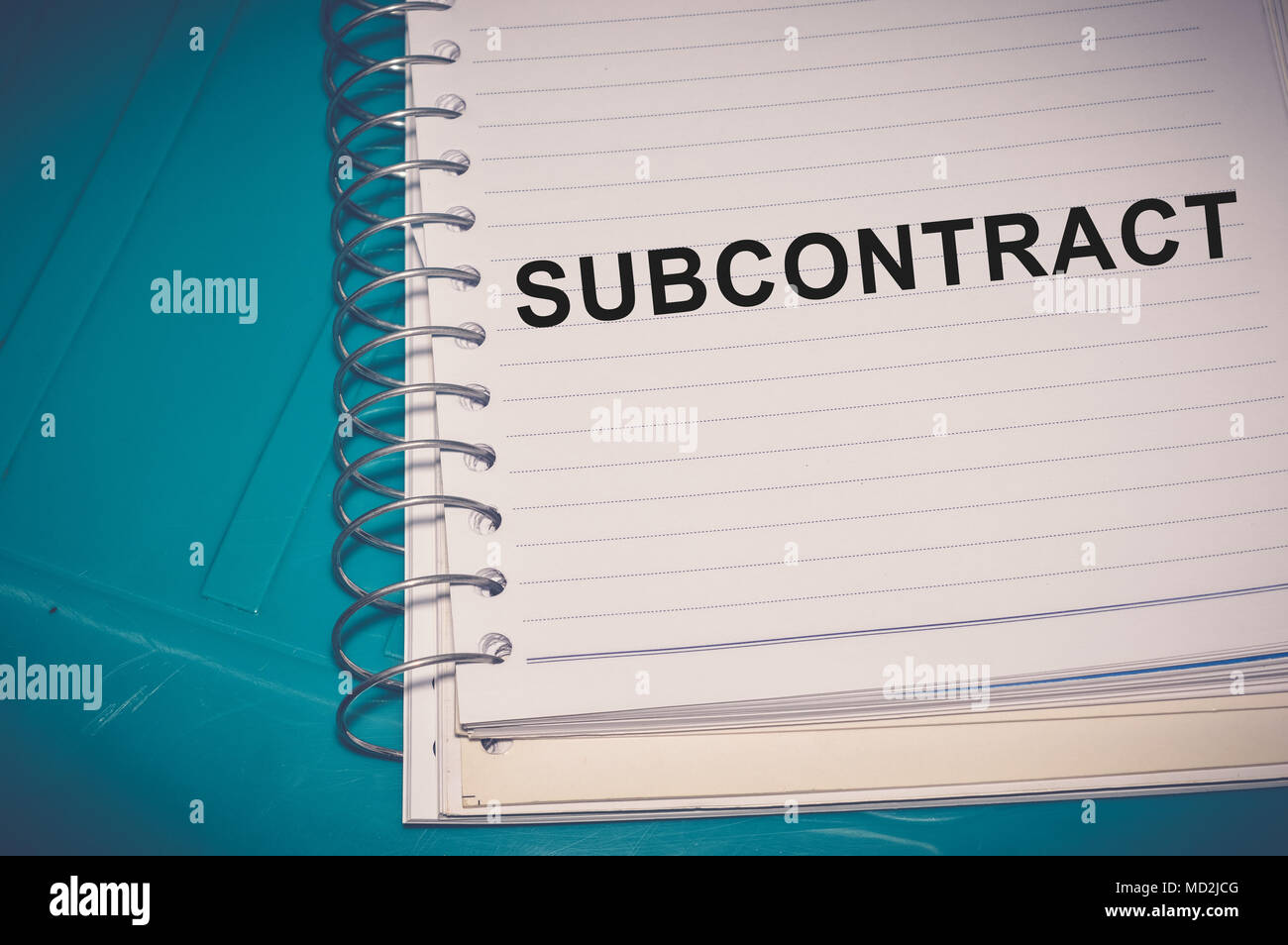 Subcontract hi-res stock photography and images - Alamy