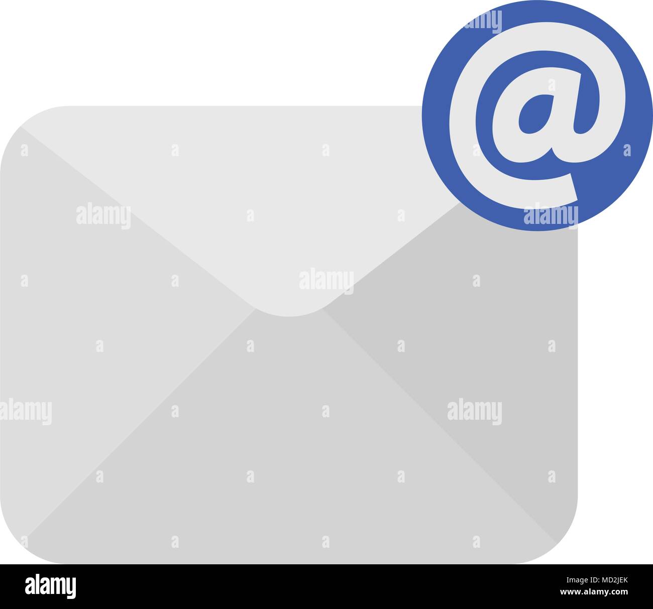 Email message icon. vector illustration. flat style Stock Vector Image ...