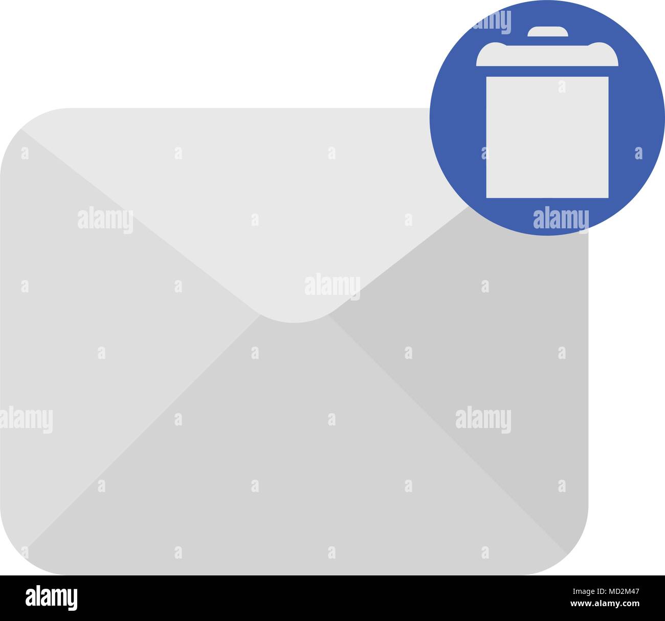 Delete message icon Stock Vector Image & Art - Alamy