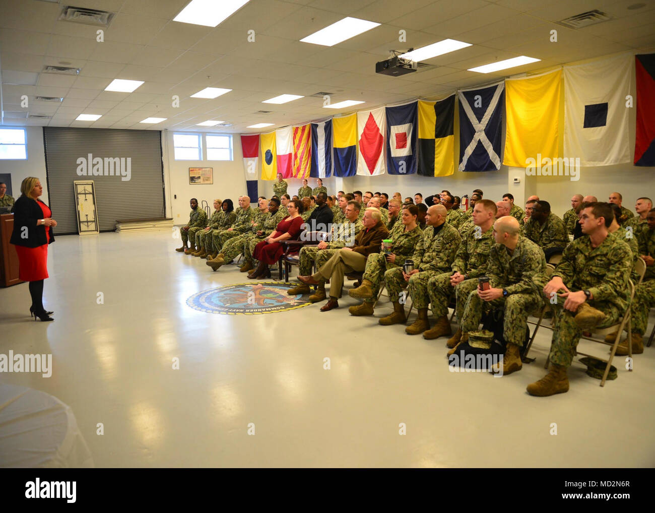 WILLIAMSBURG, Va (March 28, 2018) - Emily Brewer, a member of the ...