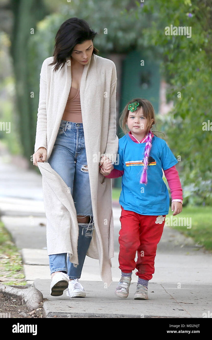 Jenna Dewan Tatum with daughter, Everly Tatum, wearing a green shamrock ...