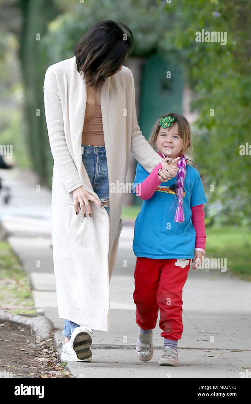 Jenna Dewan Tatum with daughter, Everly Tatum, wearing a green shamrock ...