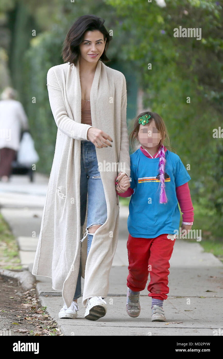 Jenna Dewan Tatum with daughter, Everly Tatum, wearing a green shamrock ...