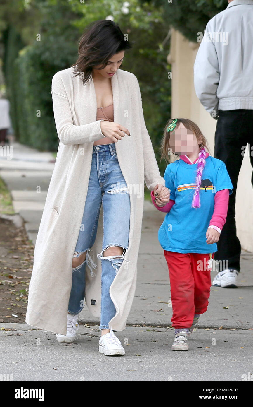 Jenna Dewan Tatum with daughter, Everly Tatum, wearing a green shamrock ...