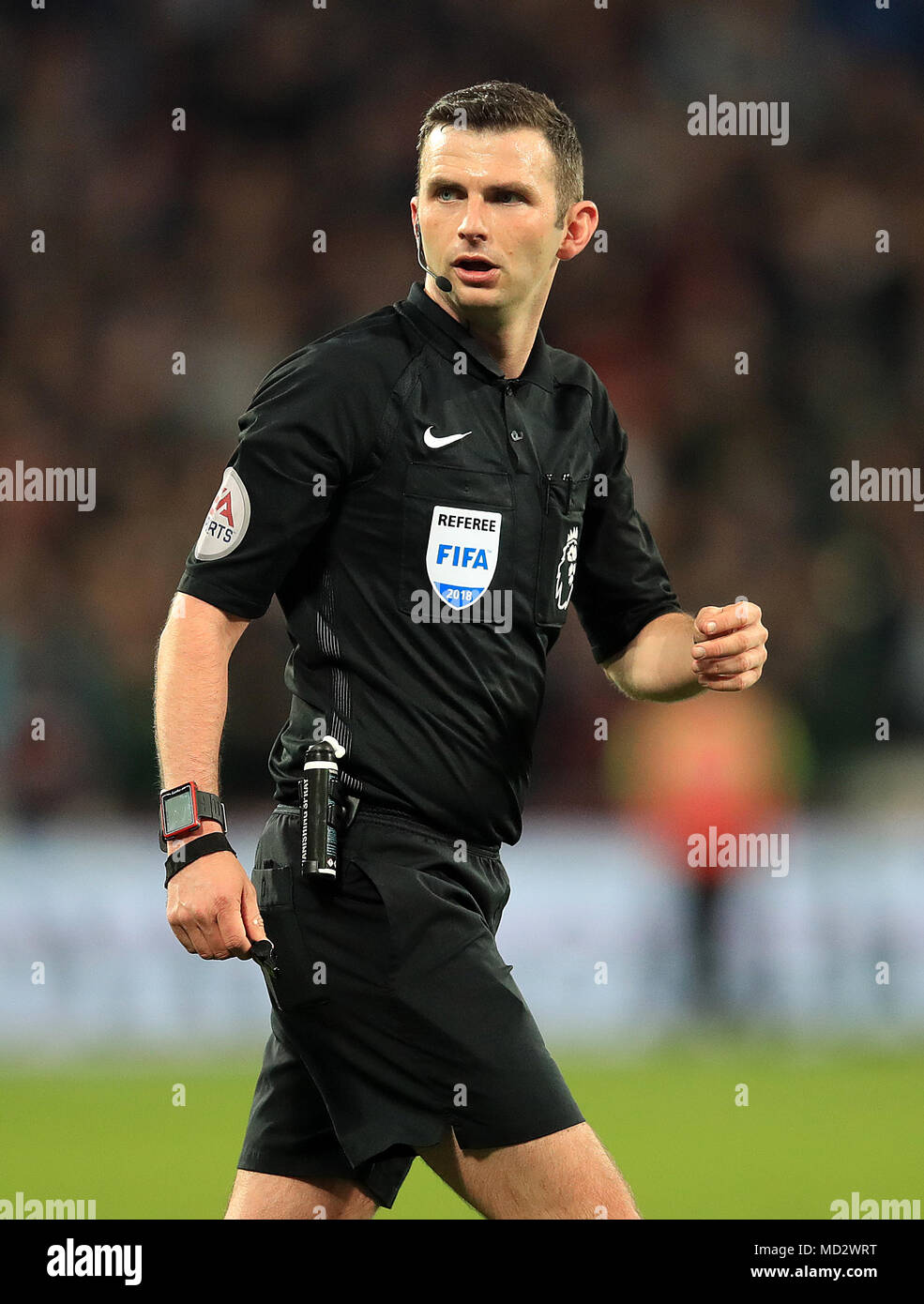 Match referee Michael Oliver Stock Photo - Alamy