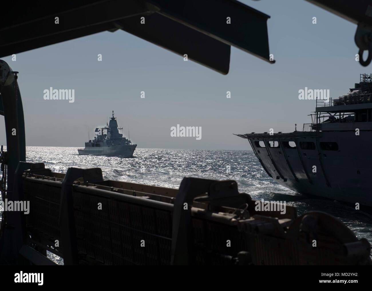 Sachsen class german frigate fgs hessen hi-res stock photography and ...