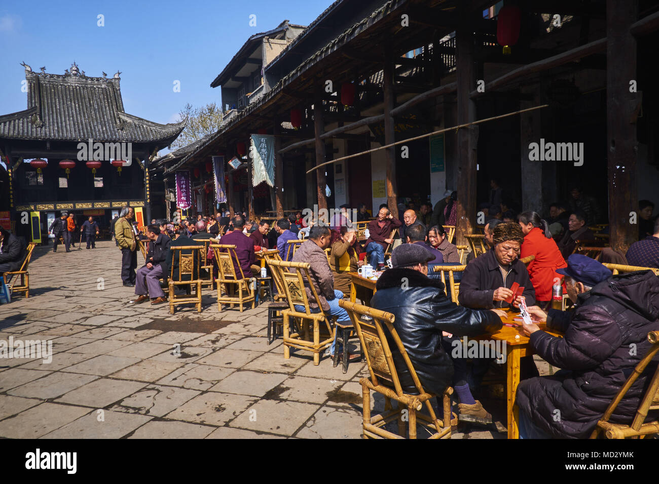 China chengdu teahouse hi-res stock photography and images - Alamy