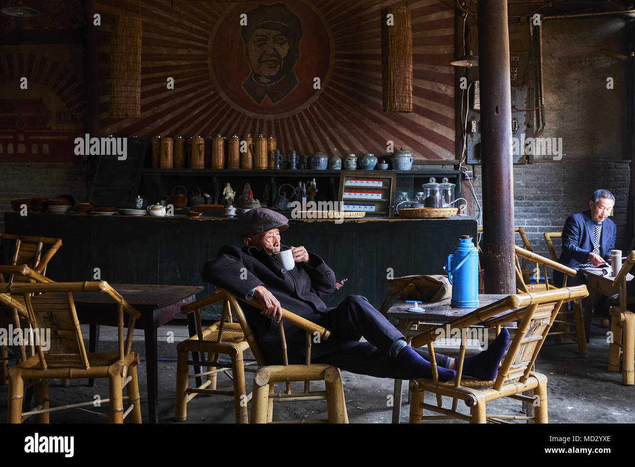 China, Sichuan province, Chengdu, old tea house Stock Photo - Alamy