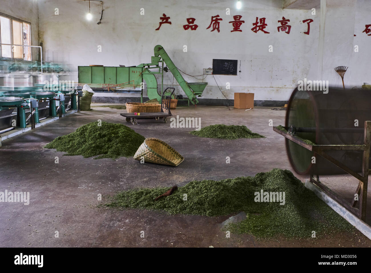 Factory tea factory machinery hi-res stock photography and images - Alamy