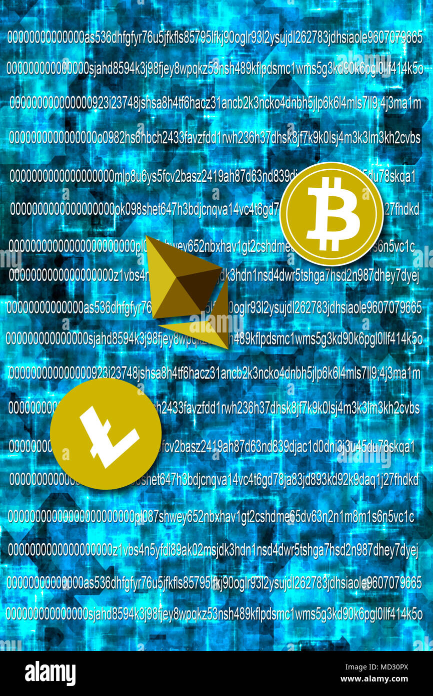Cryptocurrency Concept Litecoin High Resolution Stock Photography and ...