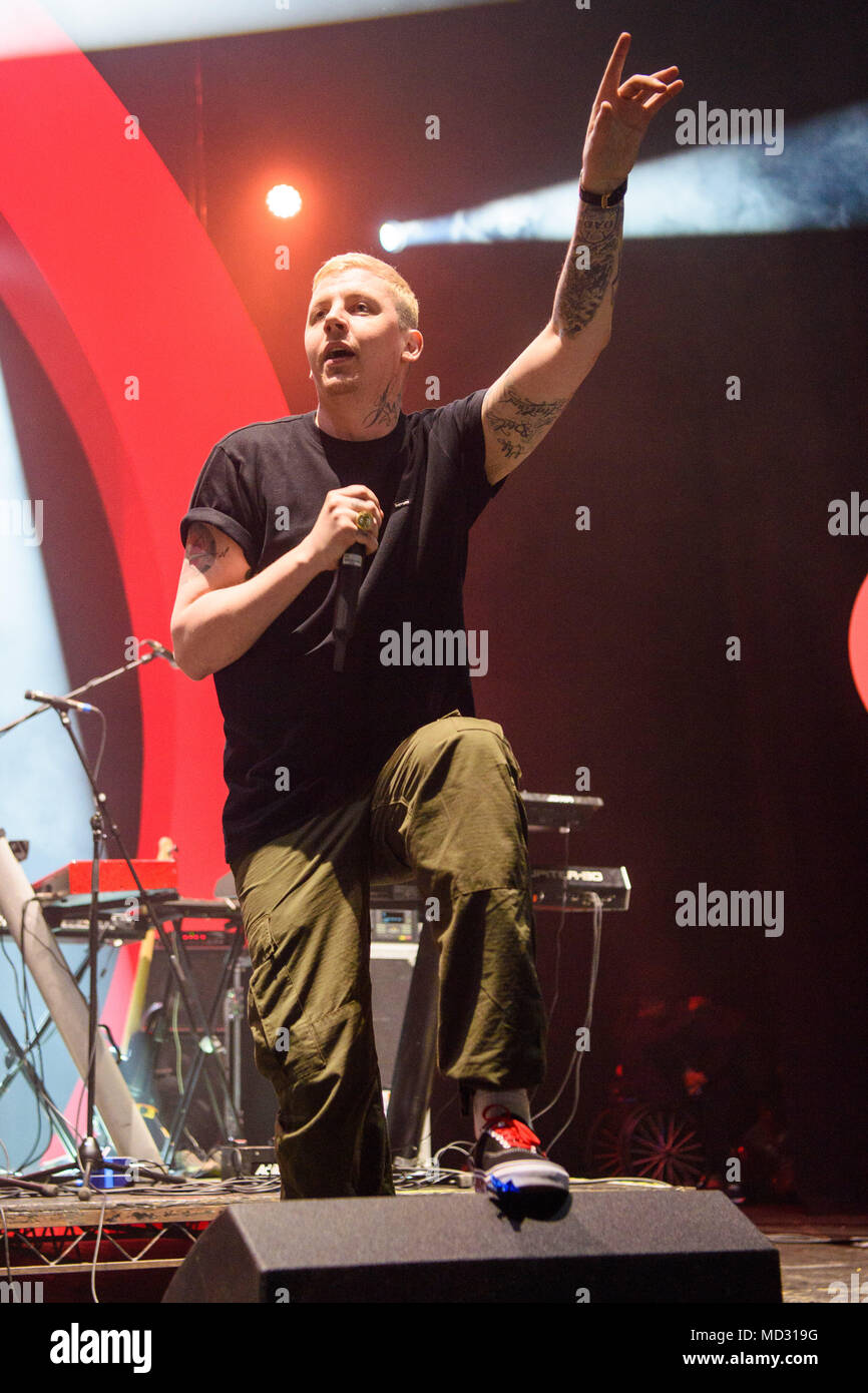 Professor Green performing at the Global Citizen Live event held at the ...