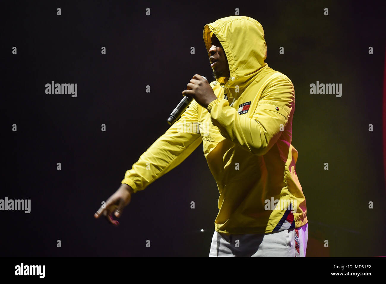Kojo Funds performing at the Global Citizen Live event held at the 02 ...