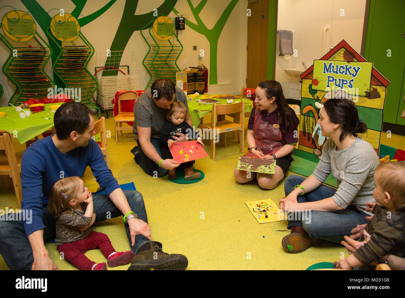 Parent & baby class Stock Photo - Alamy