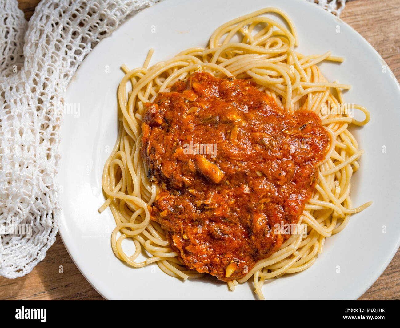 Photo plate spaghetti fresh hi-res stock photography and images - Alamy