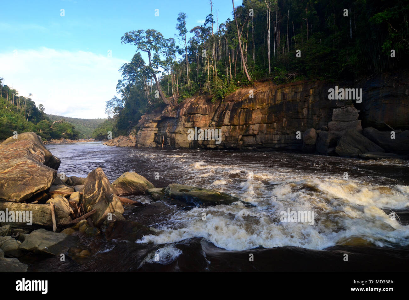 Borneo dayak longhouse children hi-res stock photography and images - Alamy