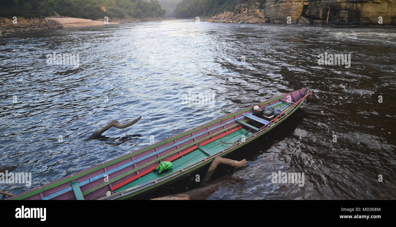 Borneo dayak longhouse children hi-res stock photography and images - Alamy