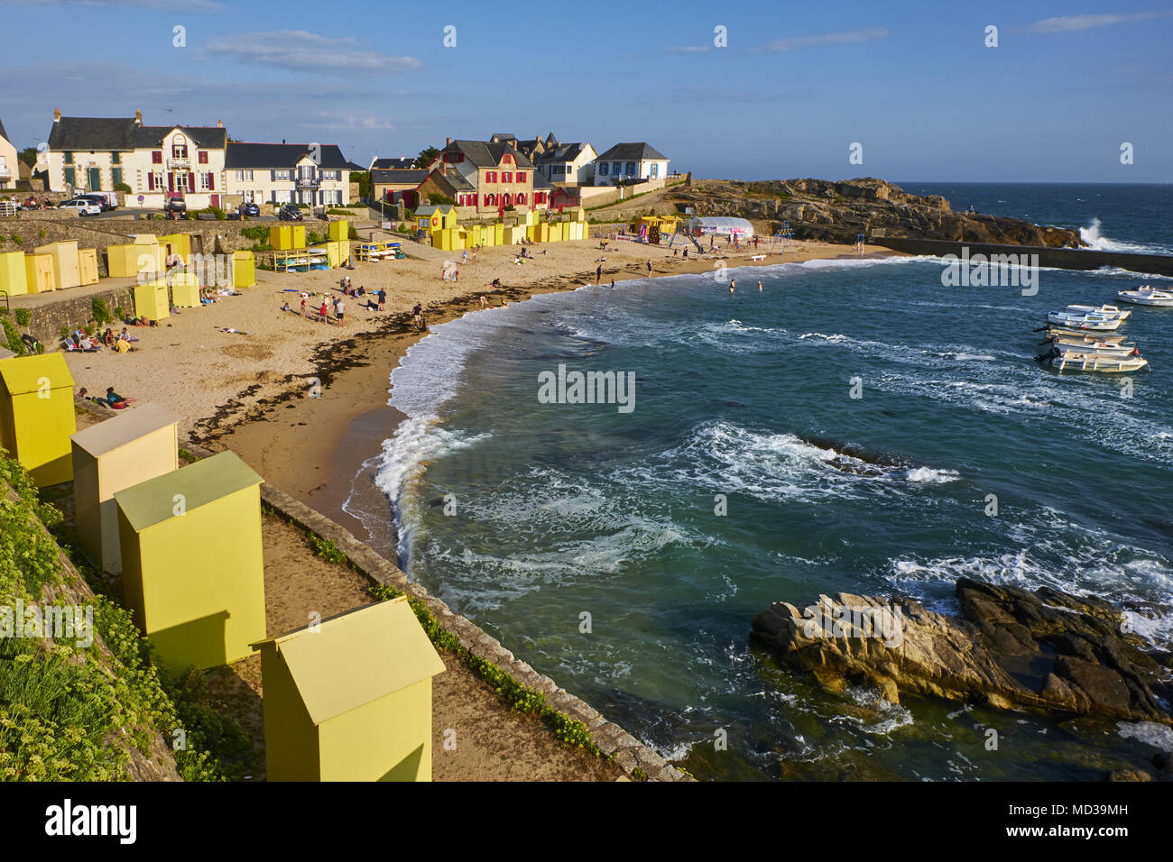 France, Loire-Atlantique, Batz-sur-Mer, the beach Stock Photo - Alamy