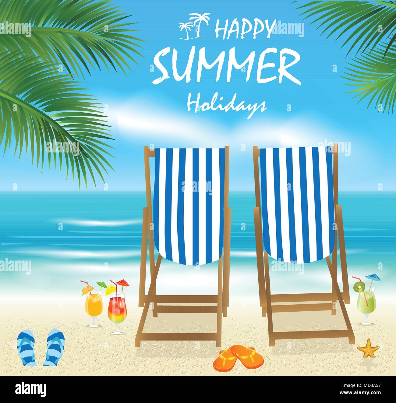Summer holidays Stock Vector Images - Alamy