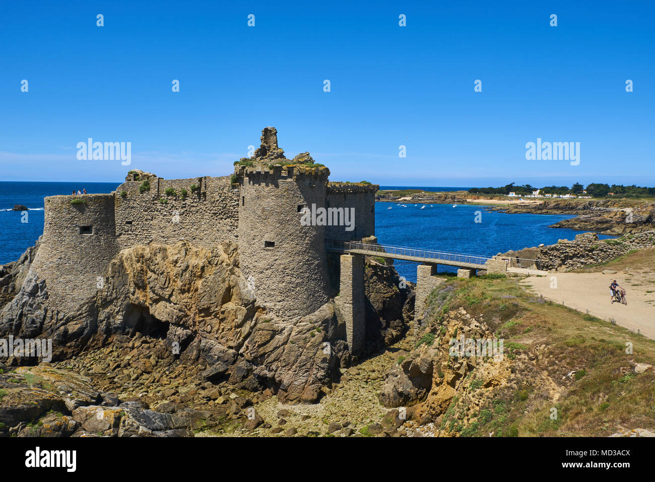 France, Vendée (85), Ile d'Yeu, le Vieux Chateau // France, Vendée, Yeu ...