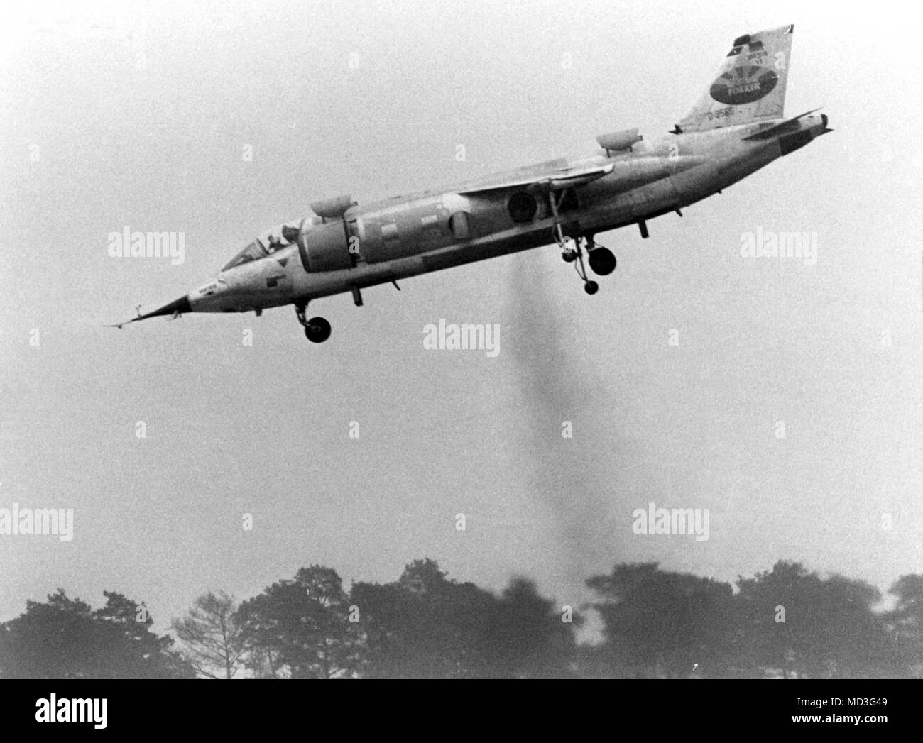 On the testing ground of Manching Airport near Ingolstadt, the German ...