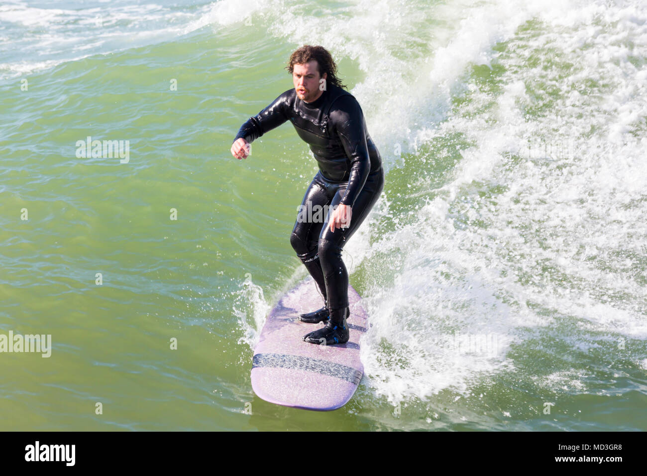 Spring day riding the surf hi-res stock photography and images - Alamy