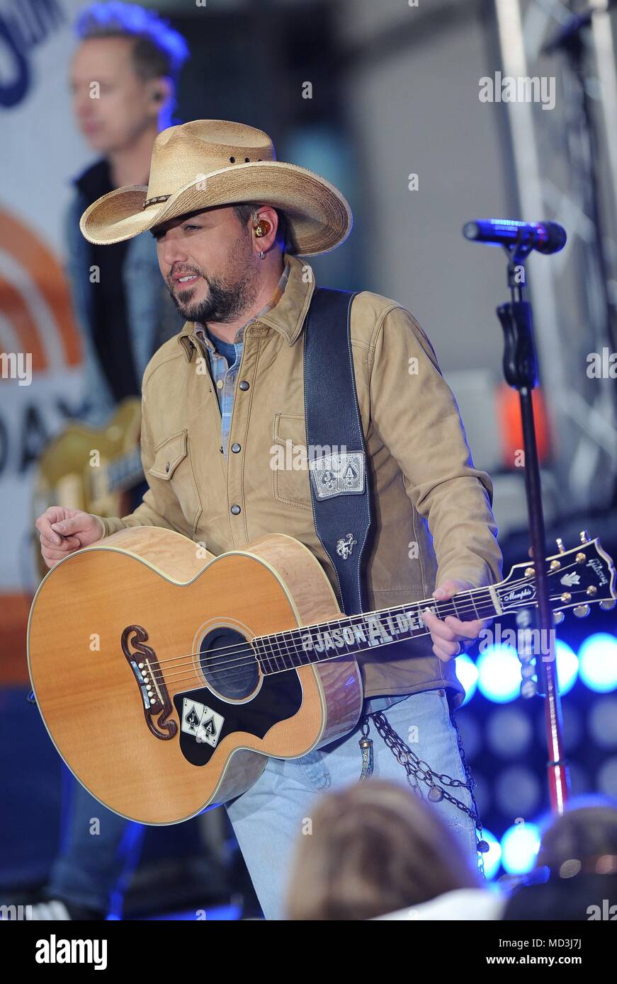 New York, NY, USA. 18th Apr, 2018. Jason Aldean on stage for Jason ...