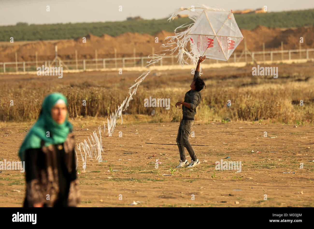 Gaza City, Gaza Strip, Palestinian Territory. 18th Apr, 2018 ...