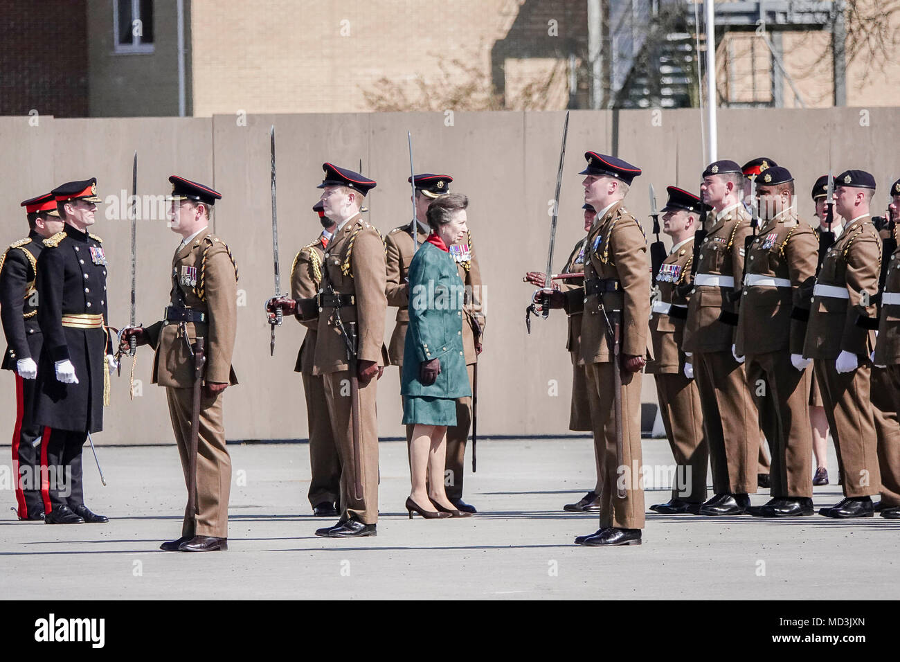 Pirbright Camp, Brookwood. 18th April 2018. The 25th anniversary of the ...