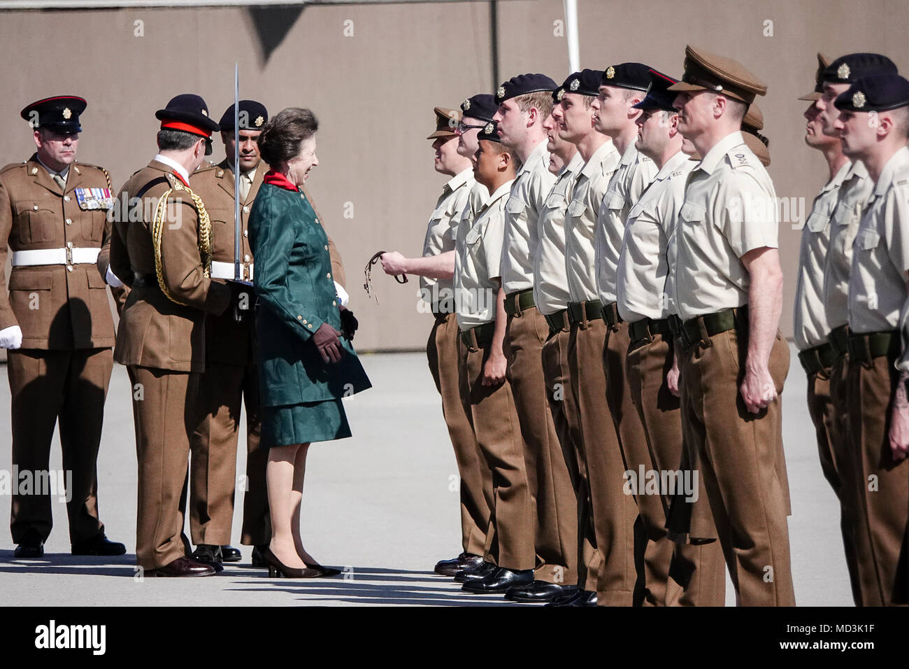 Pirbright Camp, Brookwood. 18th April 2018. The 25th anniversary of the ...