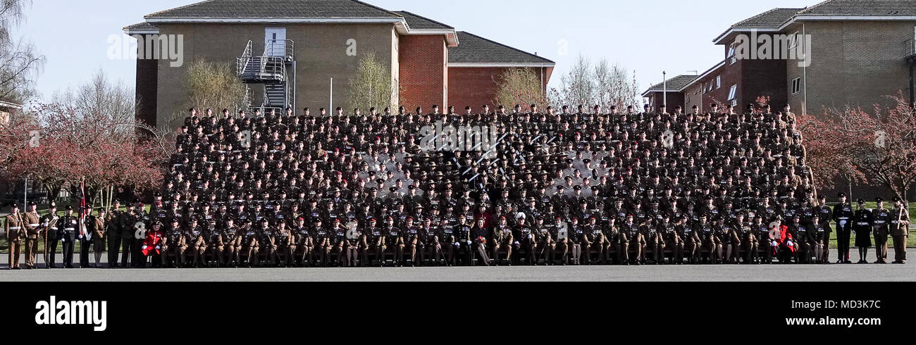 Pirbright Camp, Brookwood. 18th April 2018. The 25th anniversary of the ...