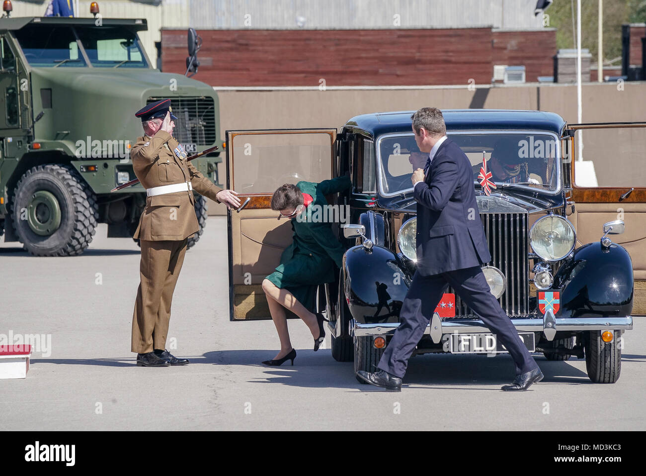 Greenwood Road, Pirbright. 18th April 2018. The 25th anniversary of the ...