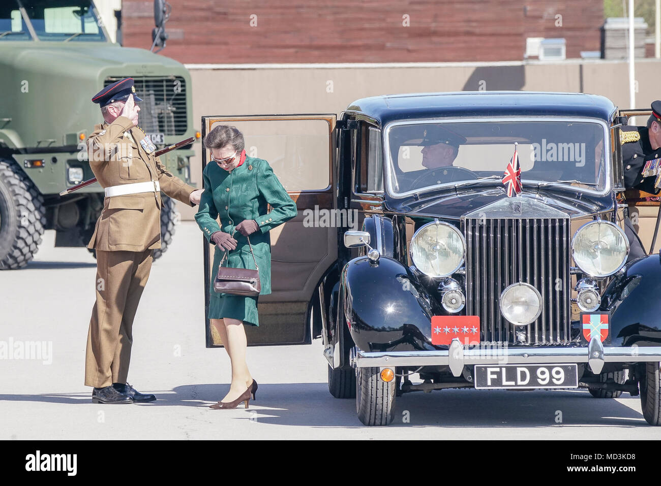 Greenwood Road, Pirbright. 18th April 2018. The 25th anniversary of the ...