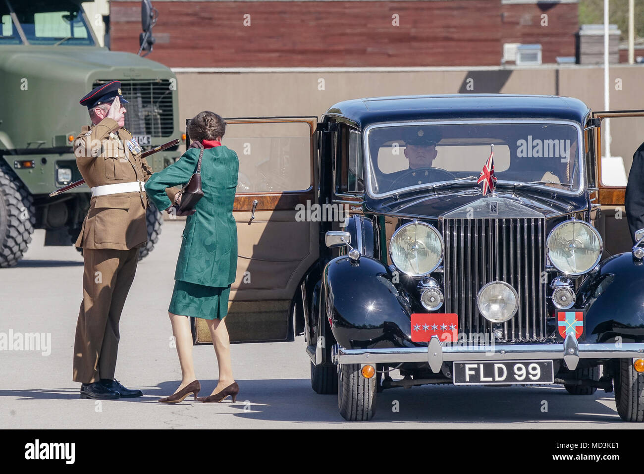 Greenwood Road, Pirbright. 18th April 2018. The 25th anniversary of the ...
