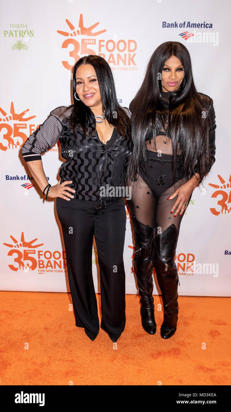 New York, NY, USA - April 17, 2018: Cheryl James and Sandra Denton of ...