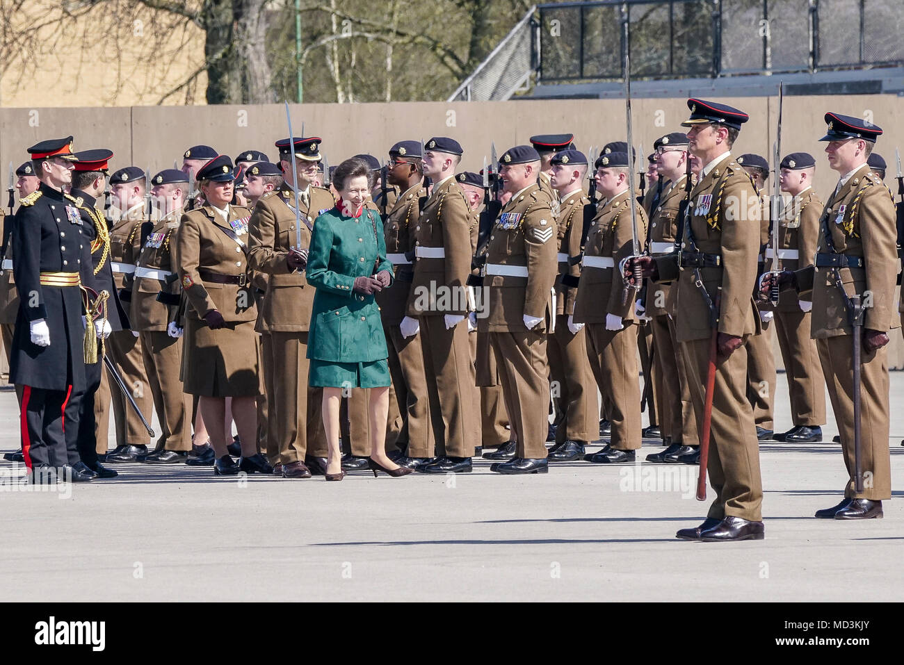 Greenwood Road, Pirbright. 18th April 2018. The 25th anniversary of the ...