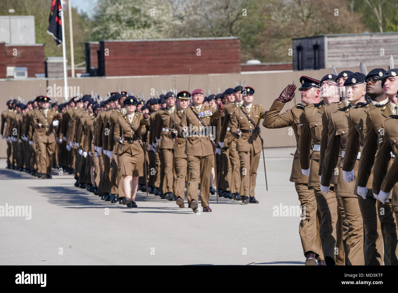 Greenwood Road, Pirbright. 18th April 2018. The 25th anniversary of the ...