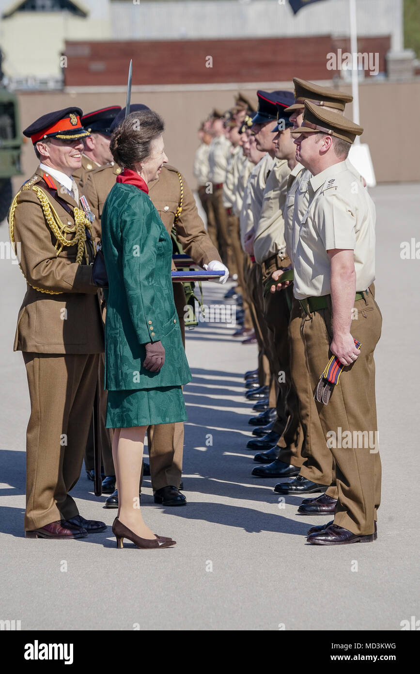 Greenwood Road, Pirbright. 18th April 2018. The 25th anniversary of the ...