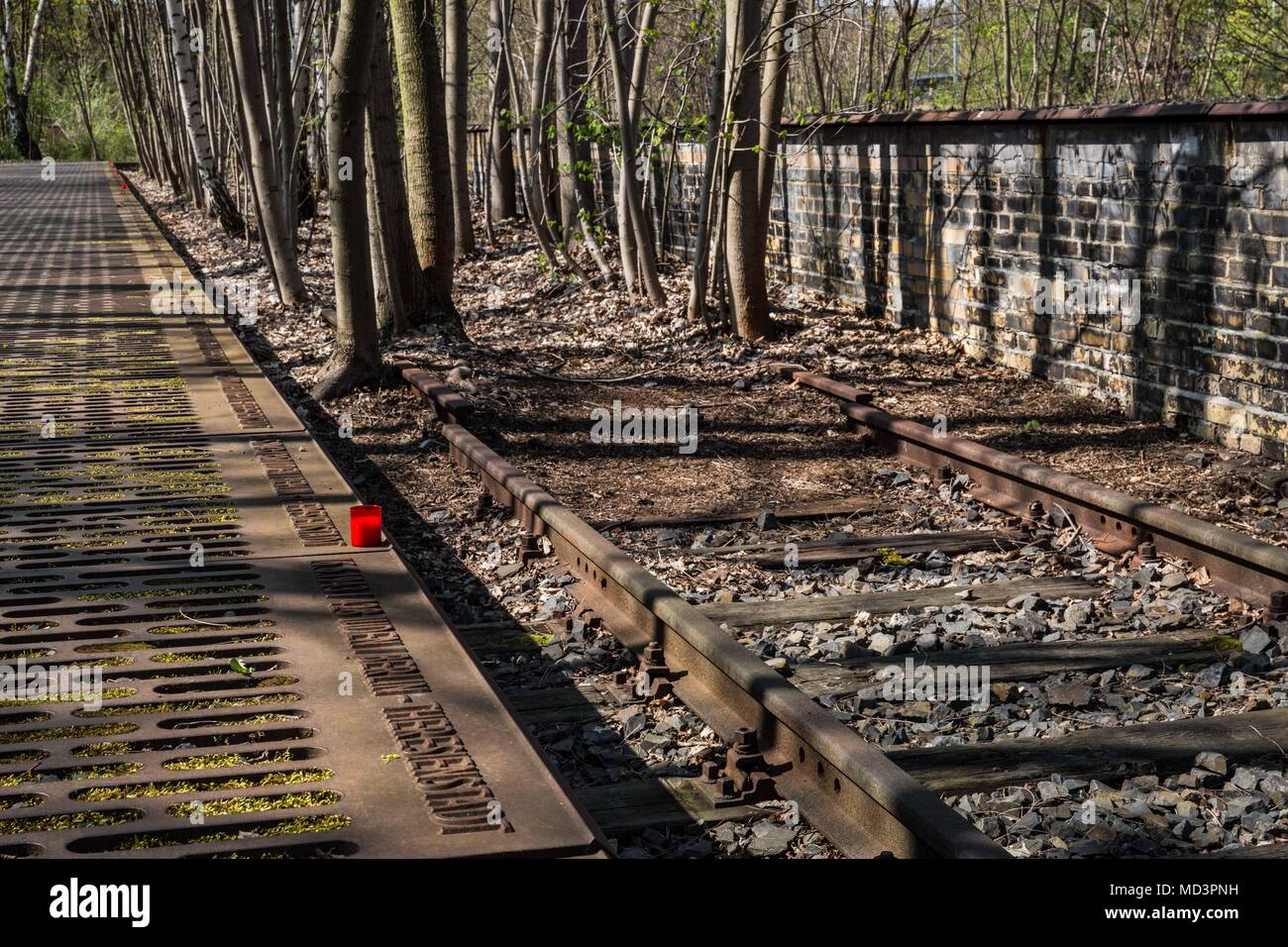 Memorial site track 17 berlin hi-res stock photography and images - Alamy