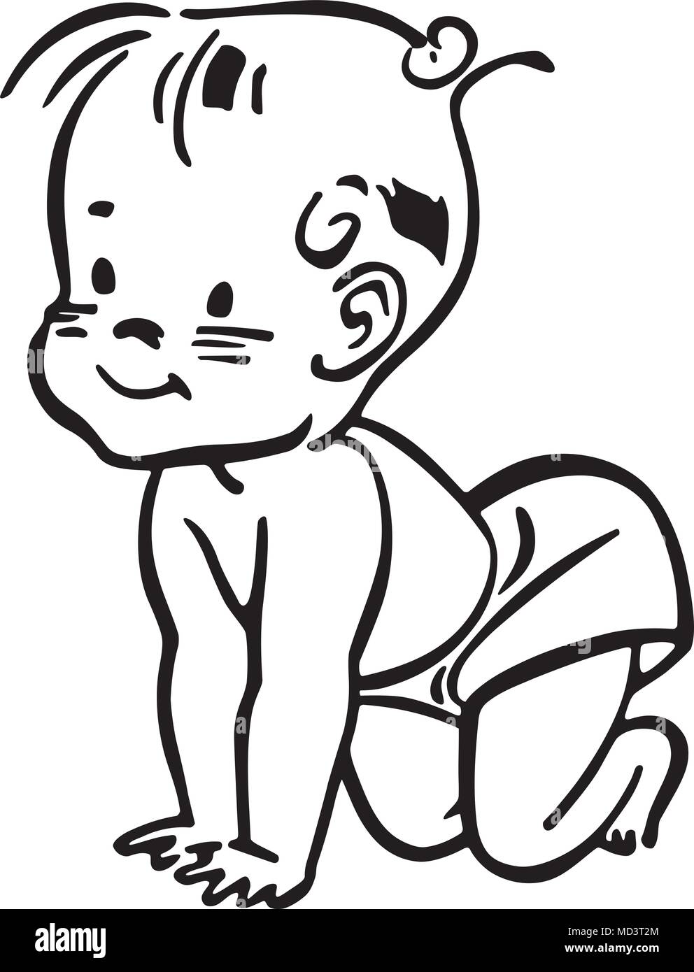 Adorable baby Stock Vector Images - Alamy