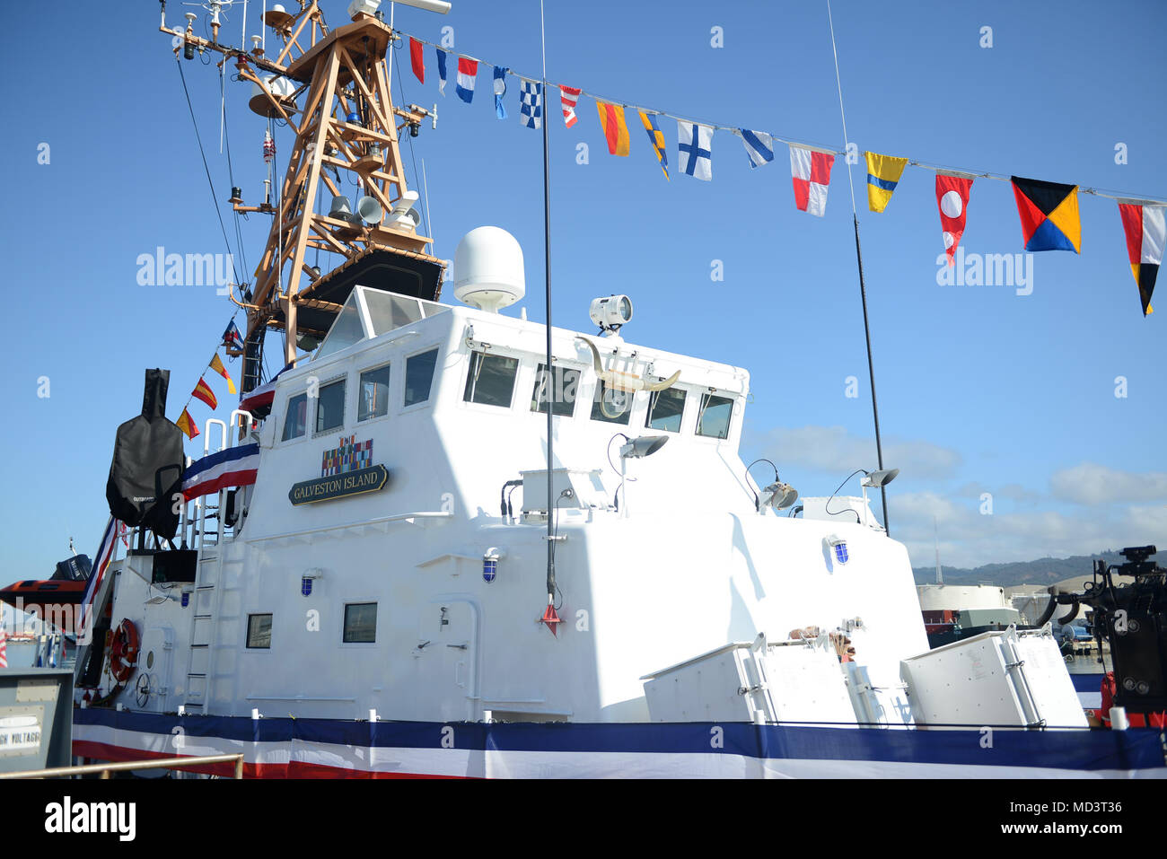 U.S. Coast Guard Cutter Galveston Island (WPB 1349) awaits ...