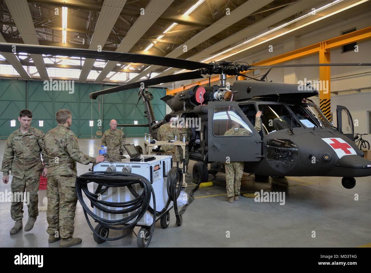 U.S. Soldiers from C Company, 2-227th Aviation Regiment, 1st Air ...