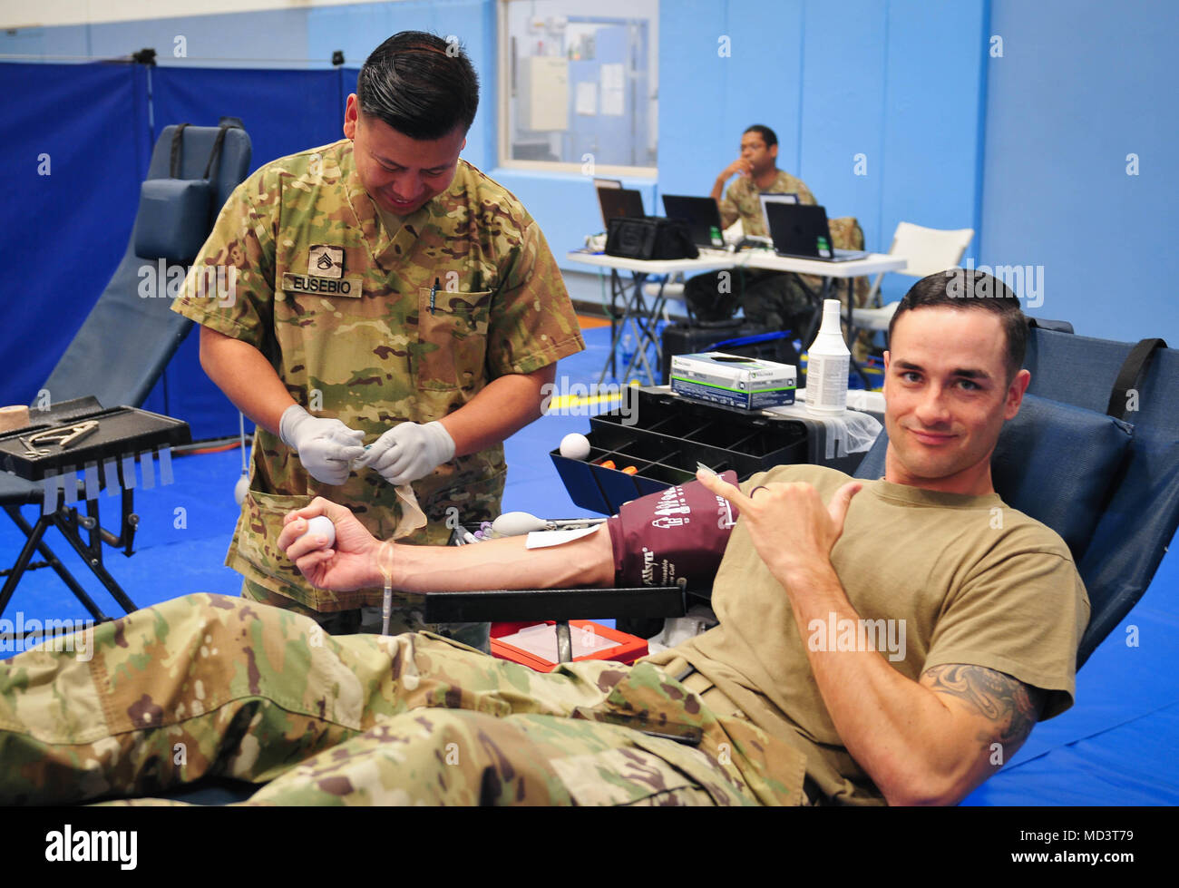 Sgt. Steven Faisst, a military policeman with the 8th Theater ...