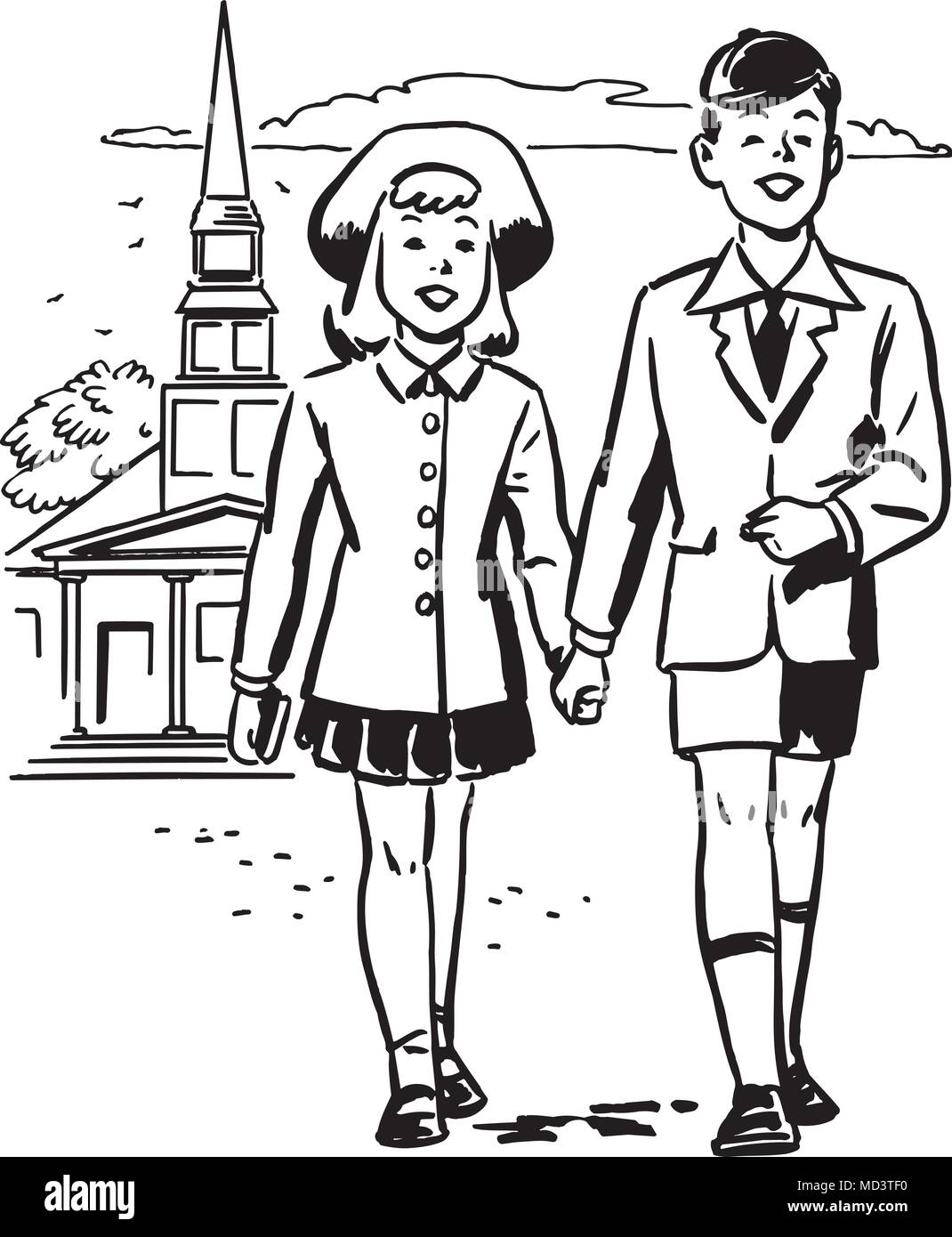 Sunday best Stock Vector Images - Alamy