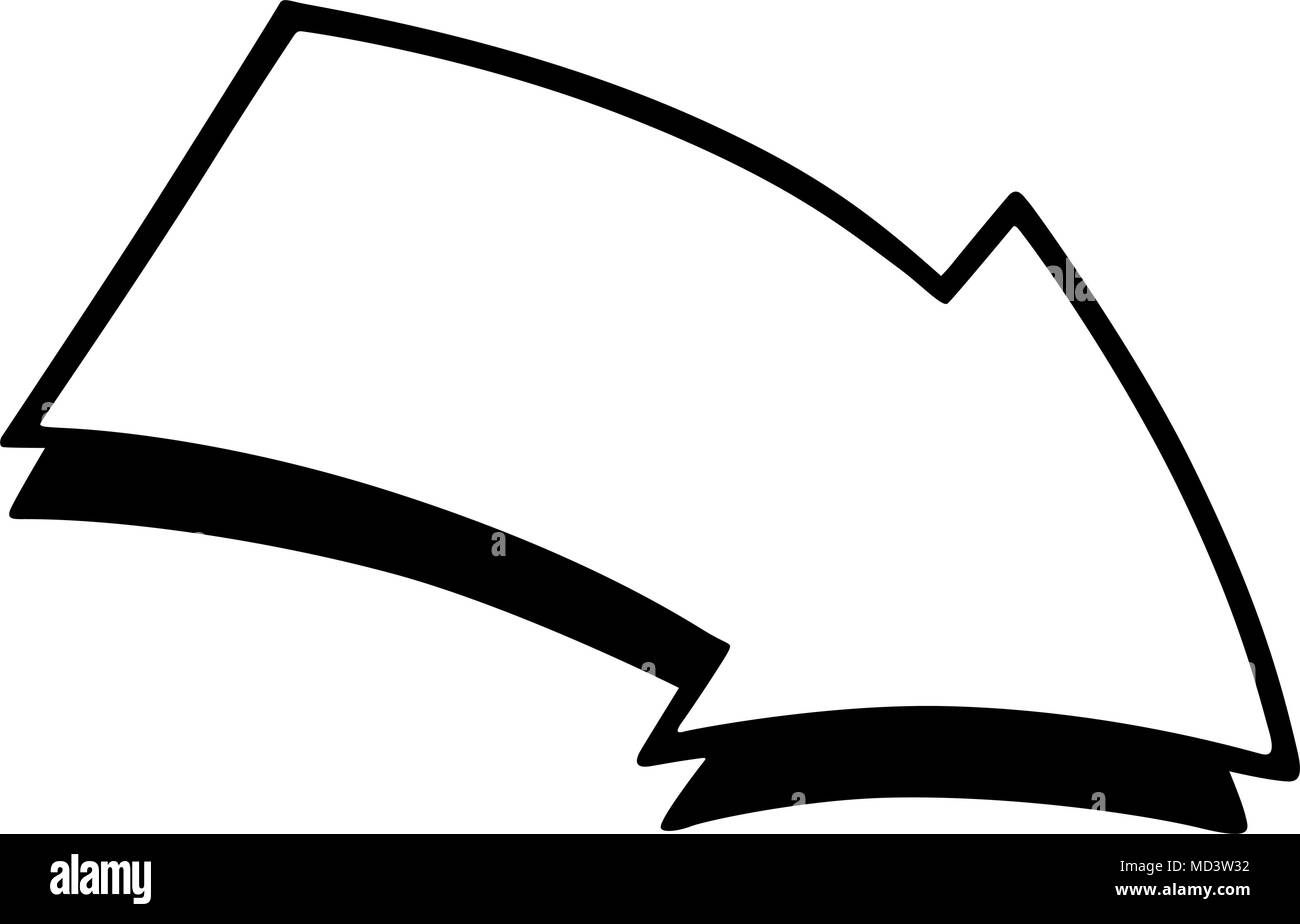 Arrow 1 - Retro Clipart Banner Stock Vector Image & Art - Alamy