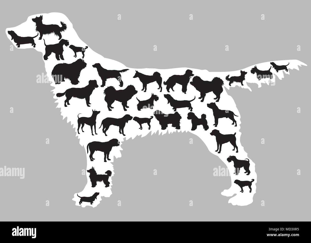 Black white view small Stock Vector Images - Alamy