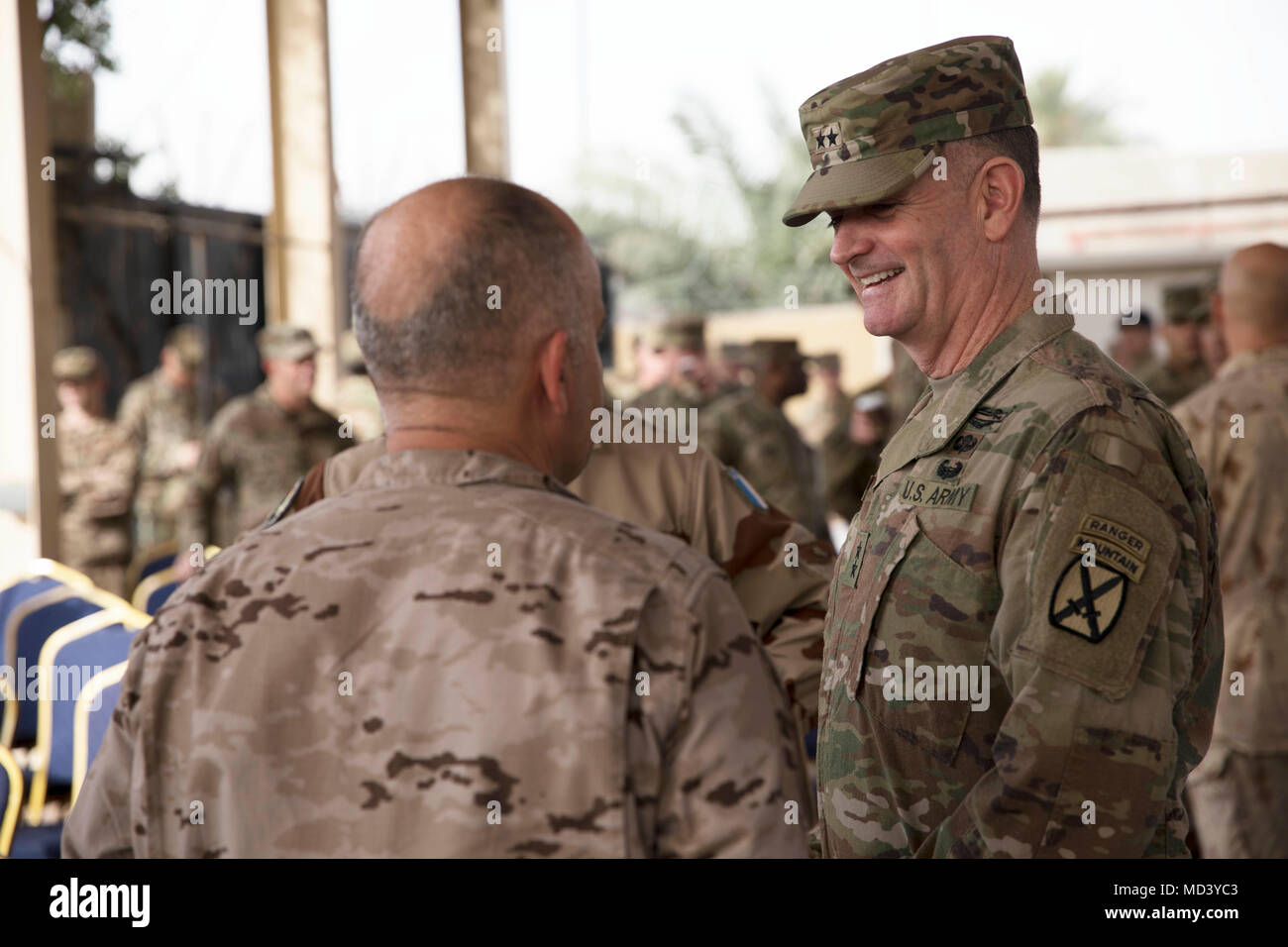 Maj. Gen. Walter Piatt, incoming commanding general of Combined Forces ...